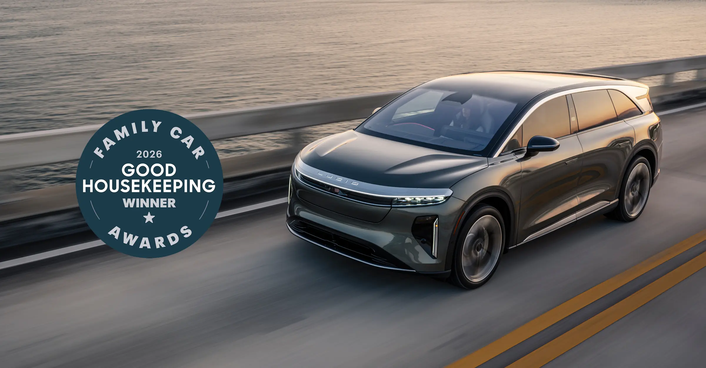 Lucid Gravity wins Good Housekeeping Family Car Award | Lucid Motors