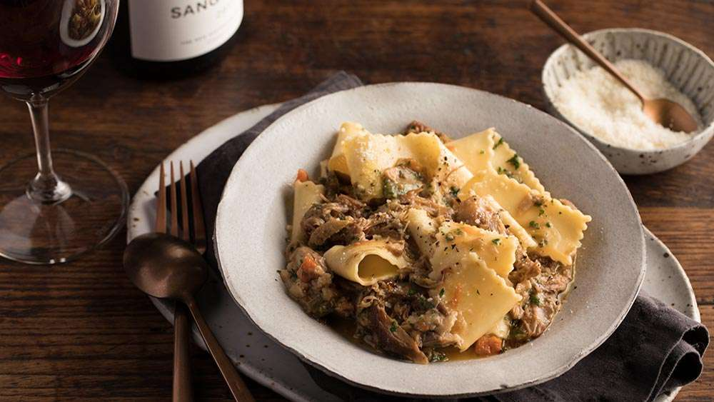Duck Ragu with Pappardelle | Qantas Wine