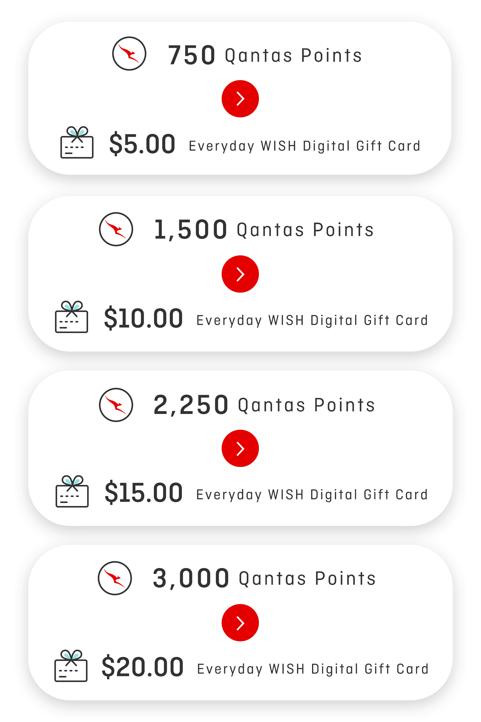 Auto Rewards - Woolworths eGift Card | Qantas Marketplace