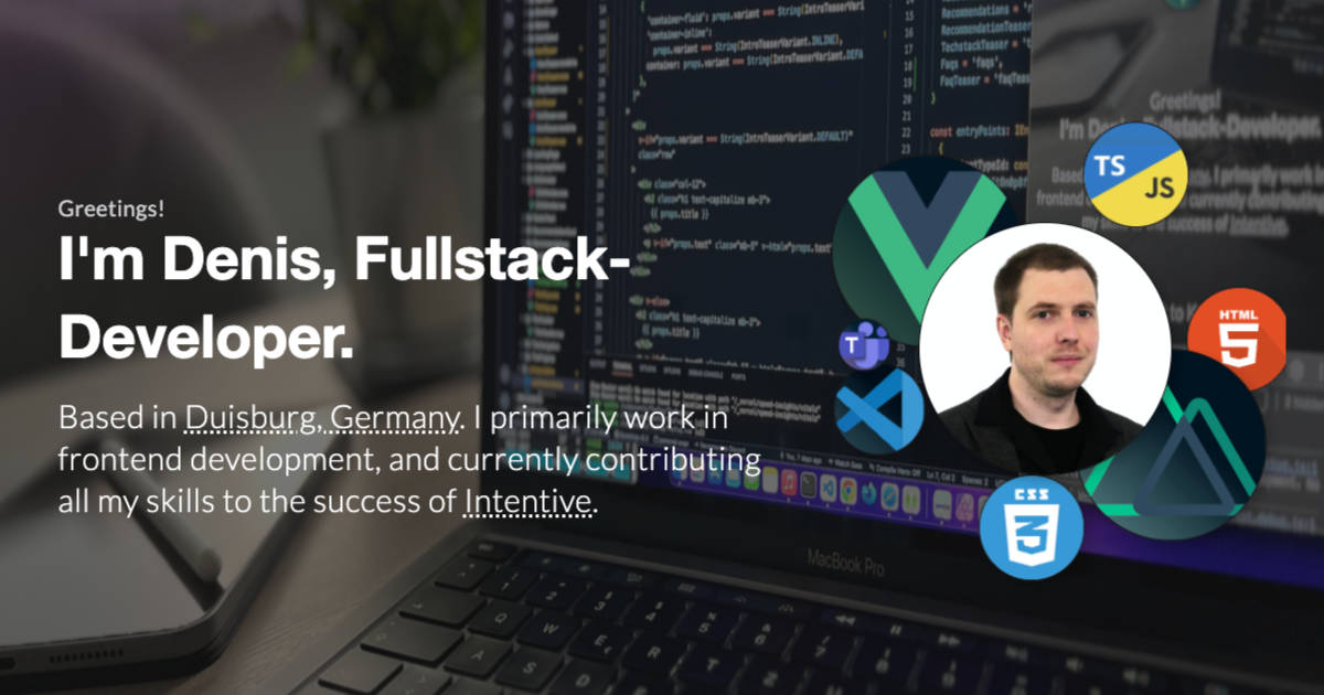 Denis Steinhorst - Fullstack Developer