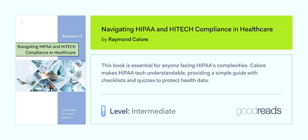 HIPAA Compliance Books: Navigating Healthcare Security in 2024