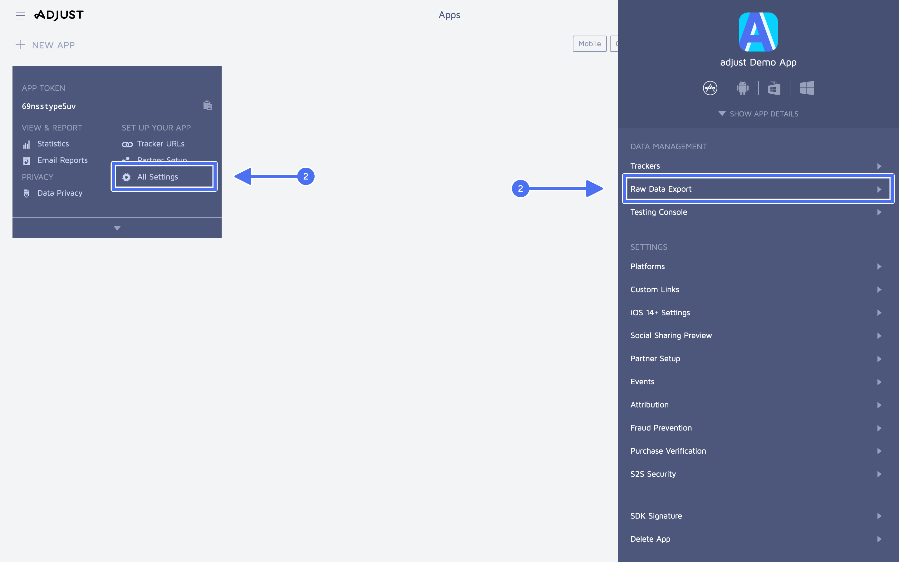 SKAdNetwork raw data exports | Adjust Help Center