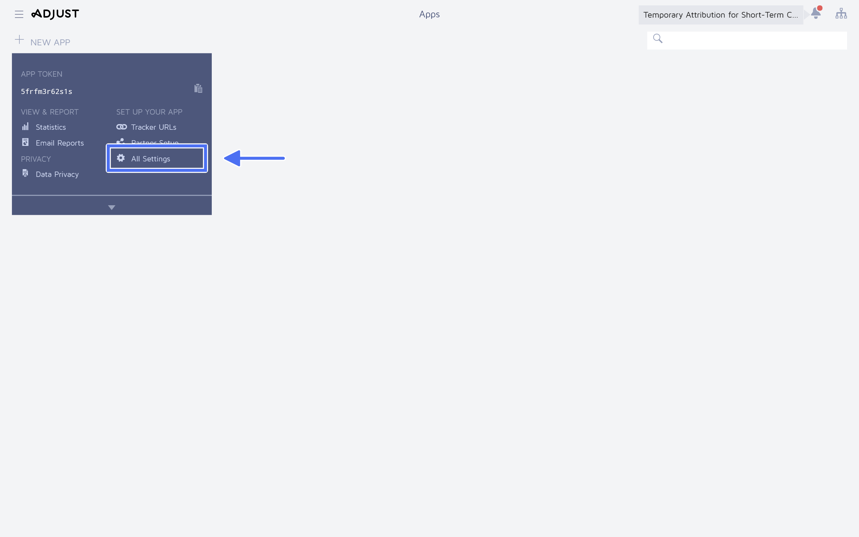 Add a new app | Adjust Help Center