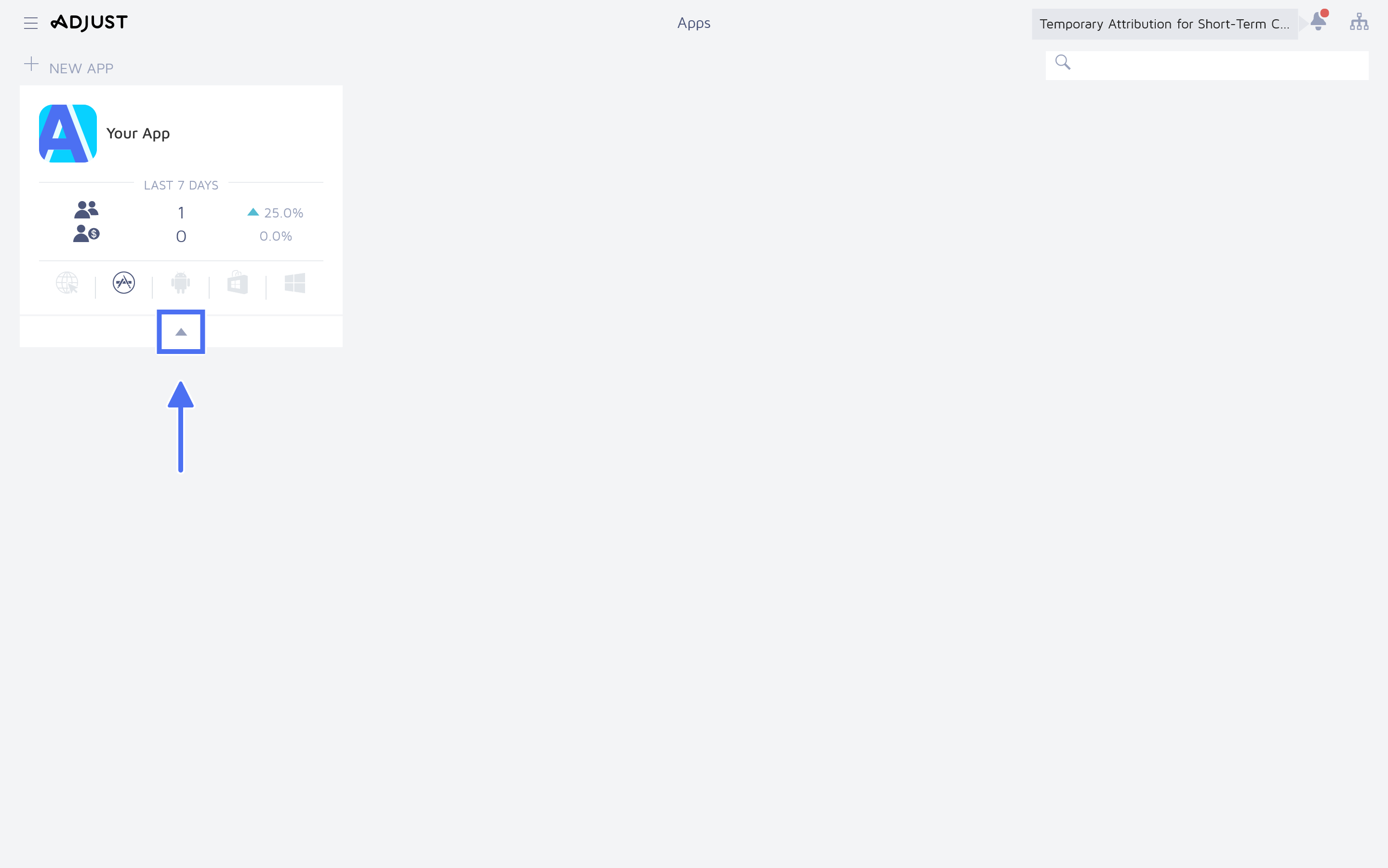 Add a new app - Adjust Help Center