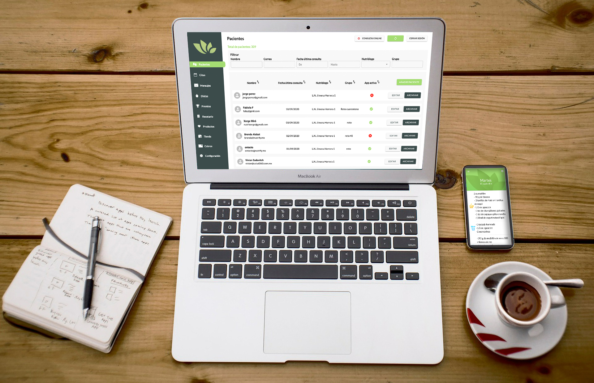 El software para nutriólogos con app seguimiento | Nutrify | Nutrify