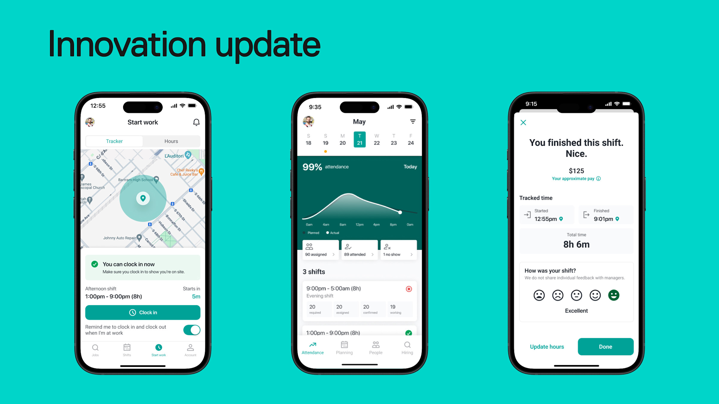 Enhanced app features deliver insights and control for shift managers