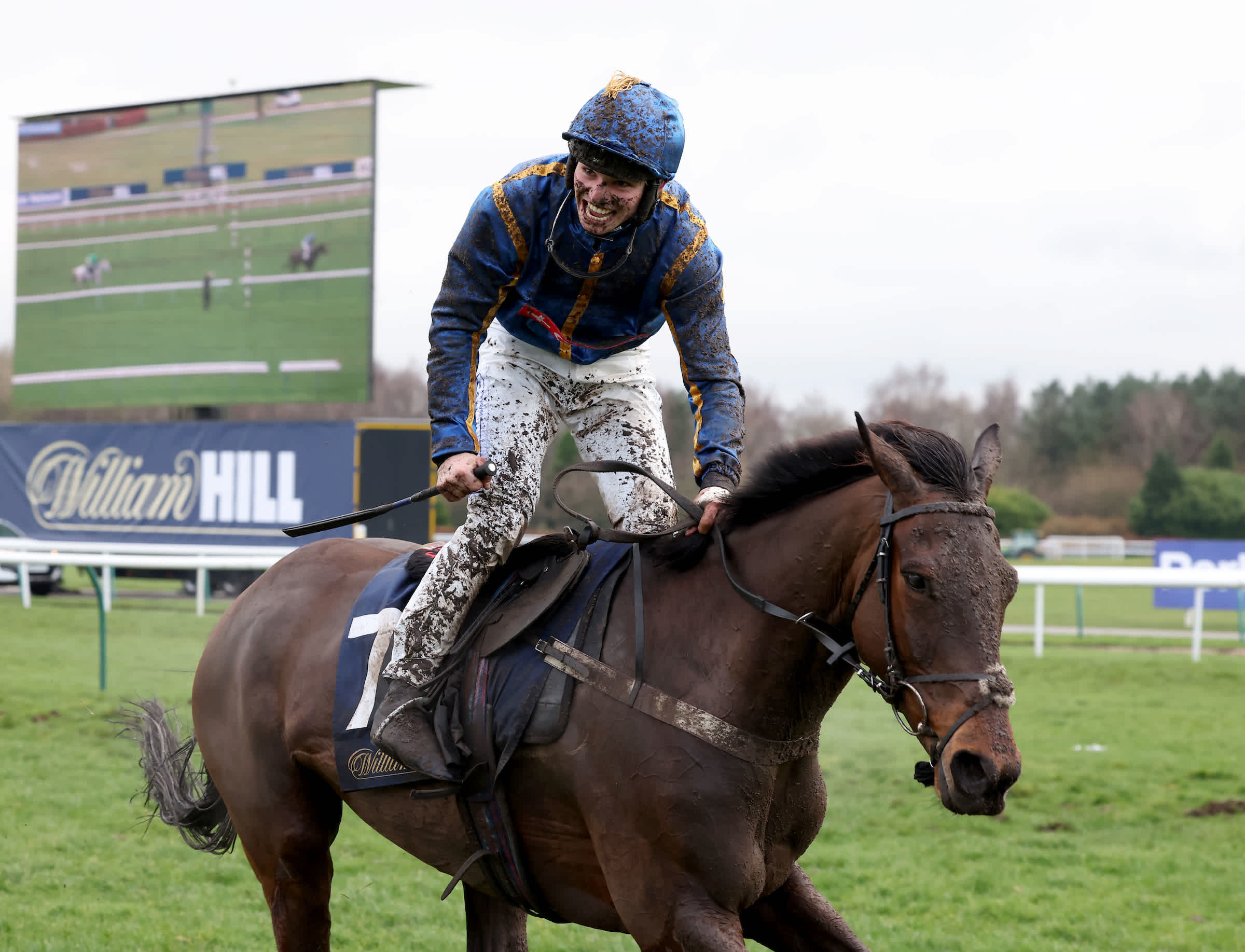 The Galloping Bear upsets Bristol De Mai in Grand National Trial