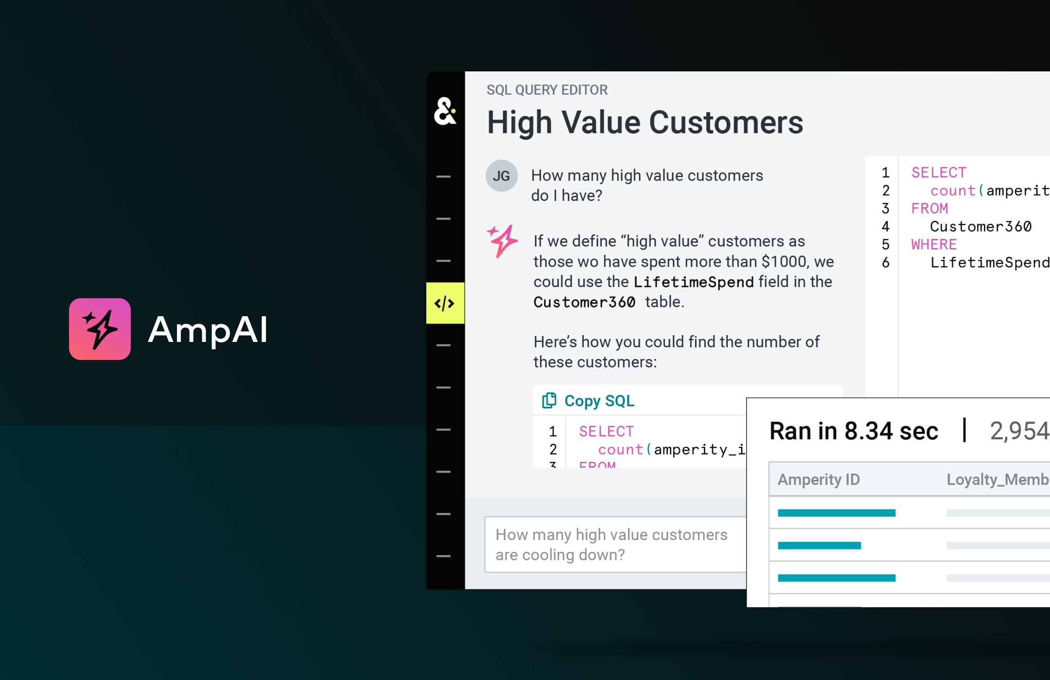 AmpAI — AI for Marketers to Use Customer Data | Amperity