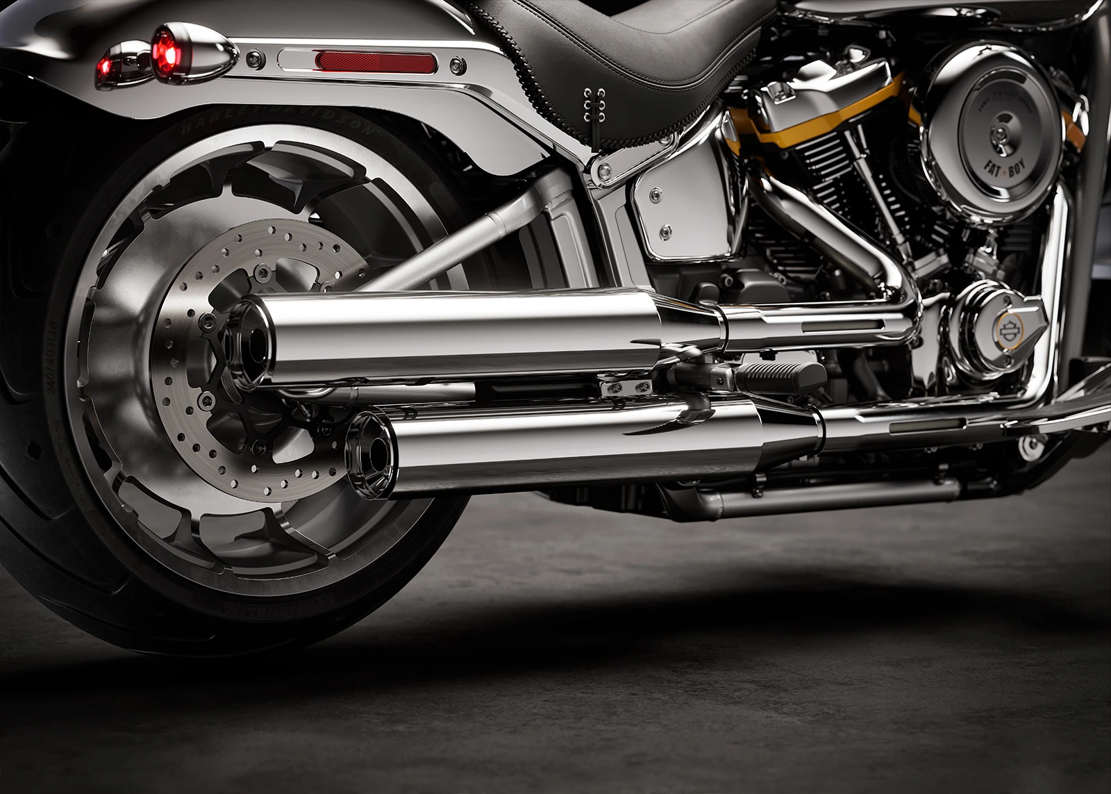 Motocicleta Fat Boy Gray Ghost 2025 | Harley-Davidson BR