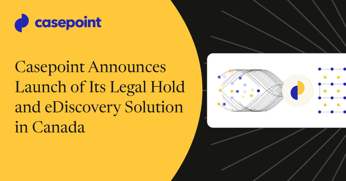 Casepoint announces the release of Case Summary. Allowing litigators ...