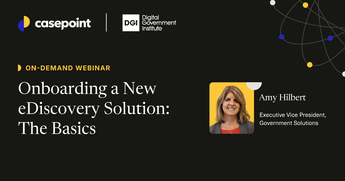 2023 eDiscovery, Records & Information Management Virtual Conference ...