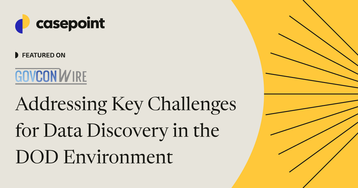 Addressing Key Challenges for Data Discovery in the DOD Environment ...