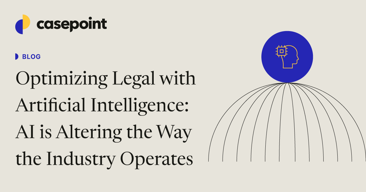 Artificial Intelligence in Legal Operations | Casepoint | Casepoint