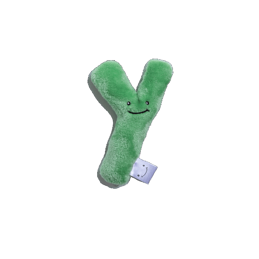 Alphapals™ 6" Mini Lowercase Plush Letter y