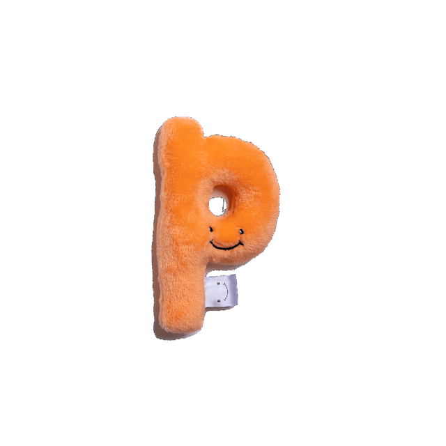 10 Inch Lowercase Plush Letter p | Learn Your ABCs | Alphapals™