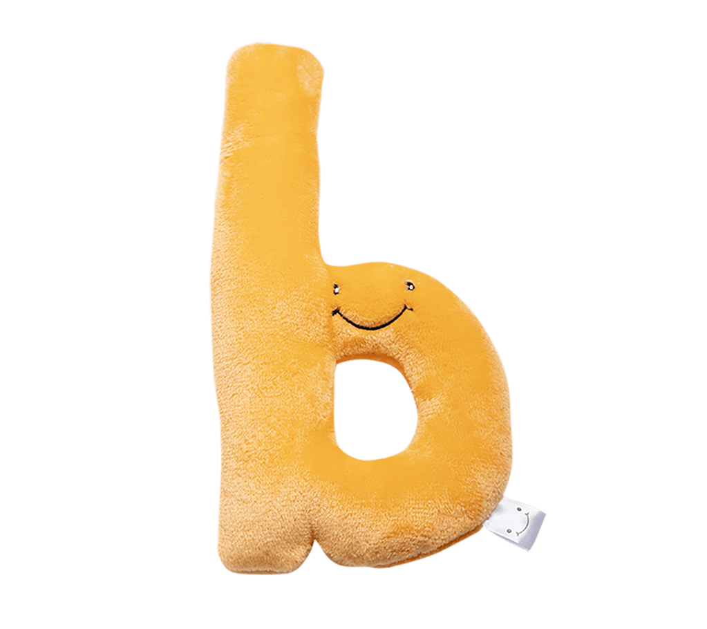 10 Inch Lowercase Plush Letter b | ABC Learning Toy | Alphapals™
