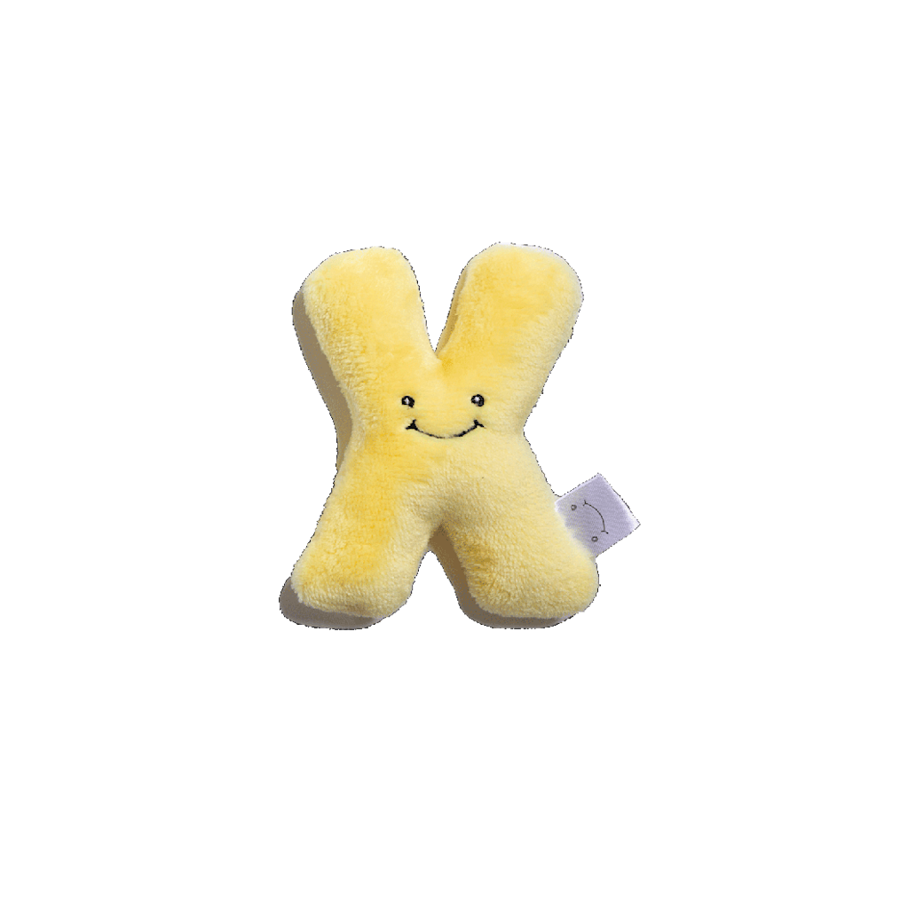 Alphapals™ 4" Mini Lowercase Plush Letter x