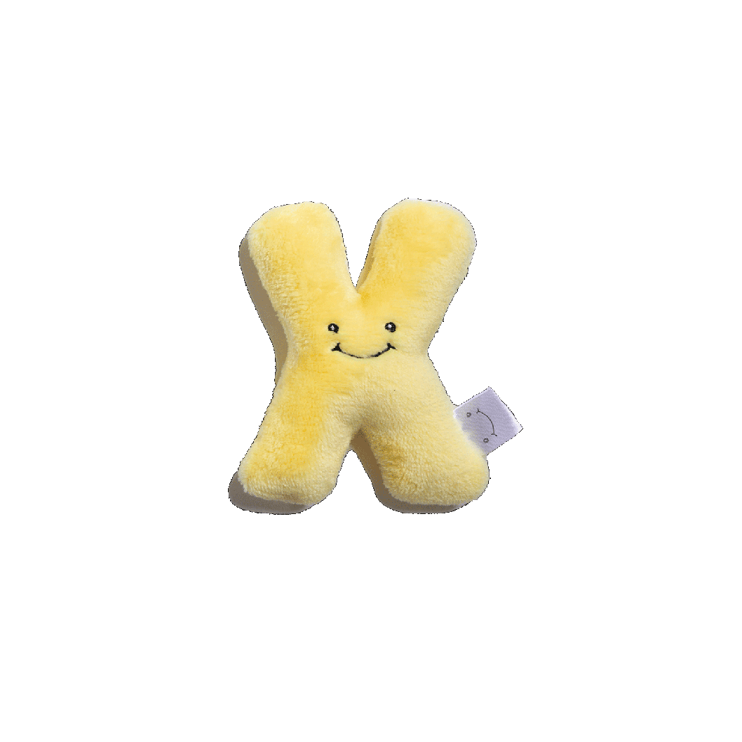 Alphapals™ 4" Mini Lowercase Plush Letter x