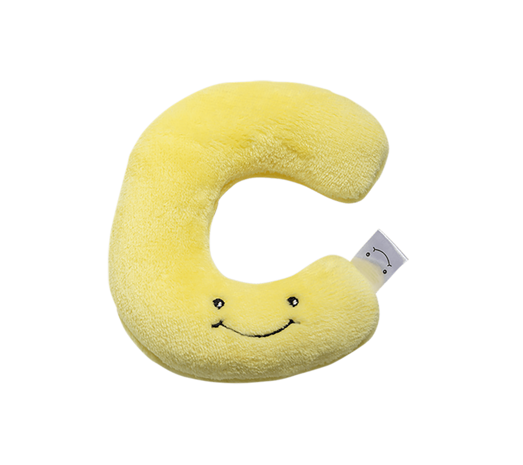 Alphapals™ 4" Mini Lowercase Plush Letter c