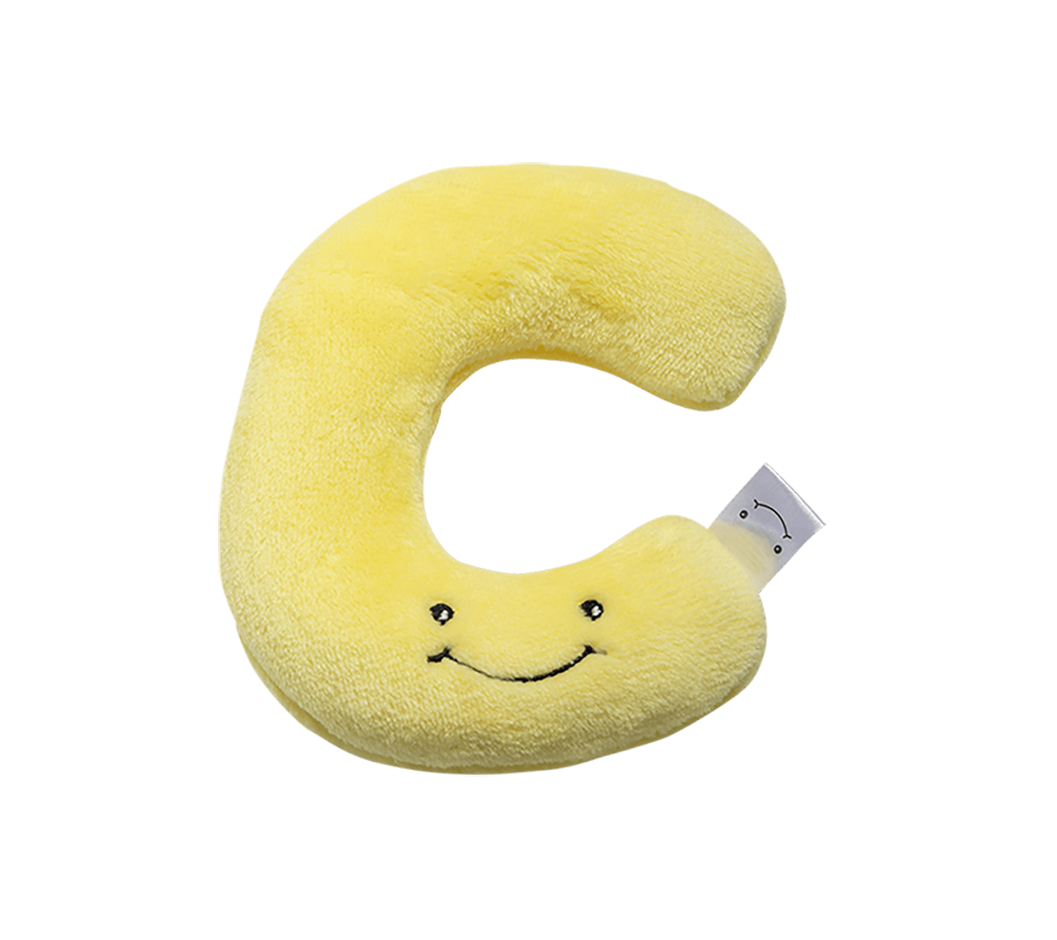 Alphapals™ 4" Mini Lowercase Plush Letter c
