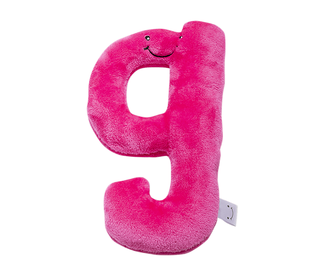 Alphapals™ 6" Mini Lowercase Plush Letter g