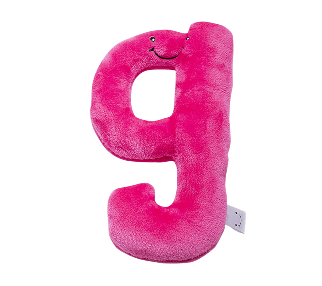 Alphapals™ 6" Mini Lowercase Plush Letter g
