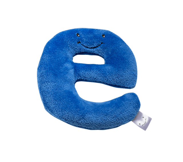 Alphapals™ 4" Mini Lowercase Plush Letter e