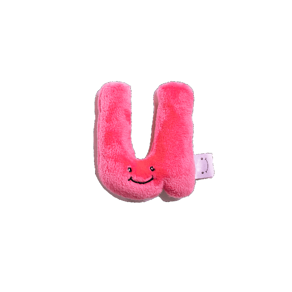 Alphapals™ 4" Mini Lowercase Plush Letter u