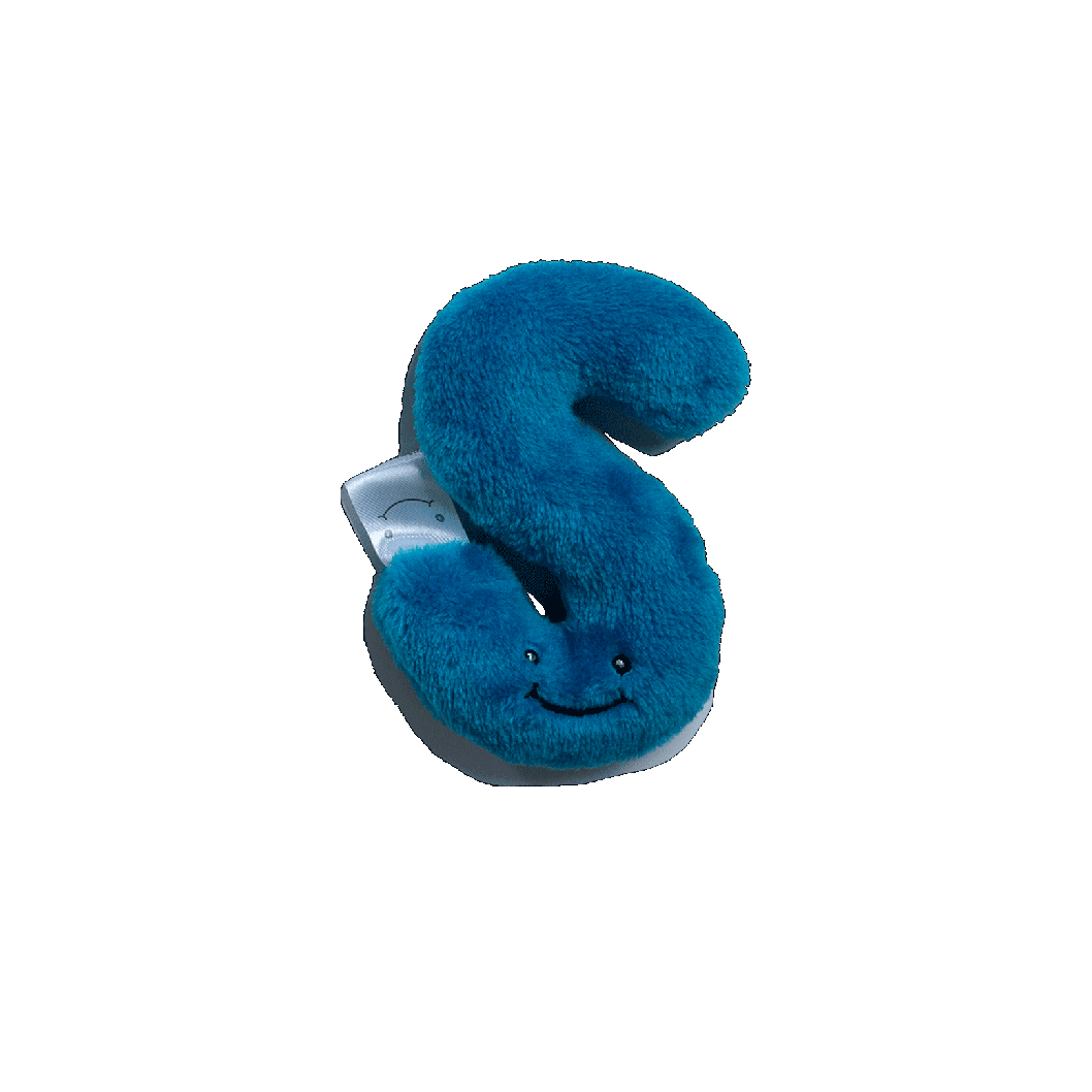 Alphapals™ 4" Mini Lowercase Plush Letter s
