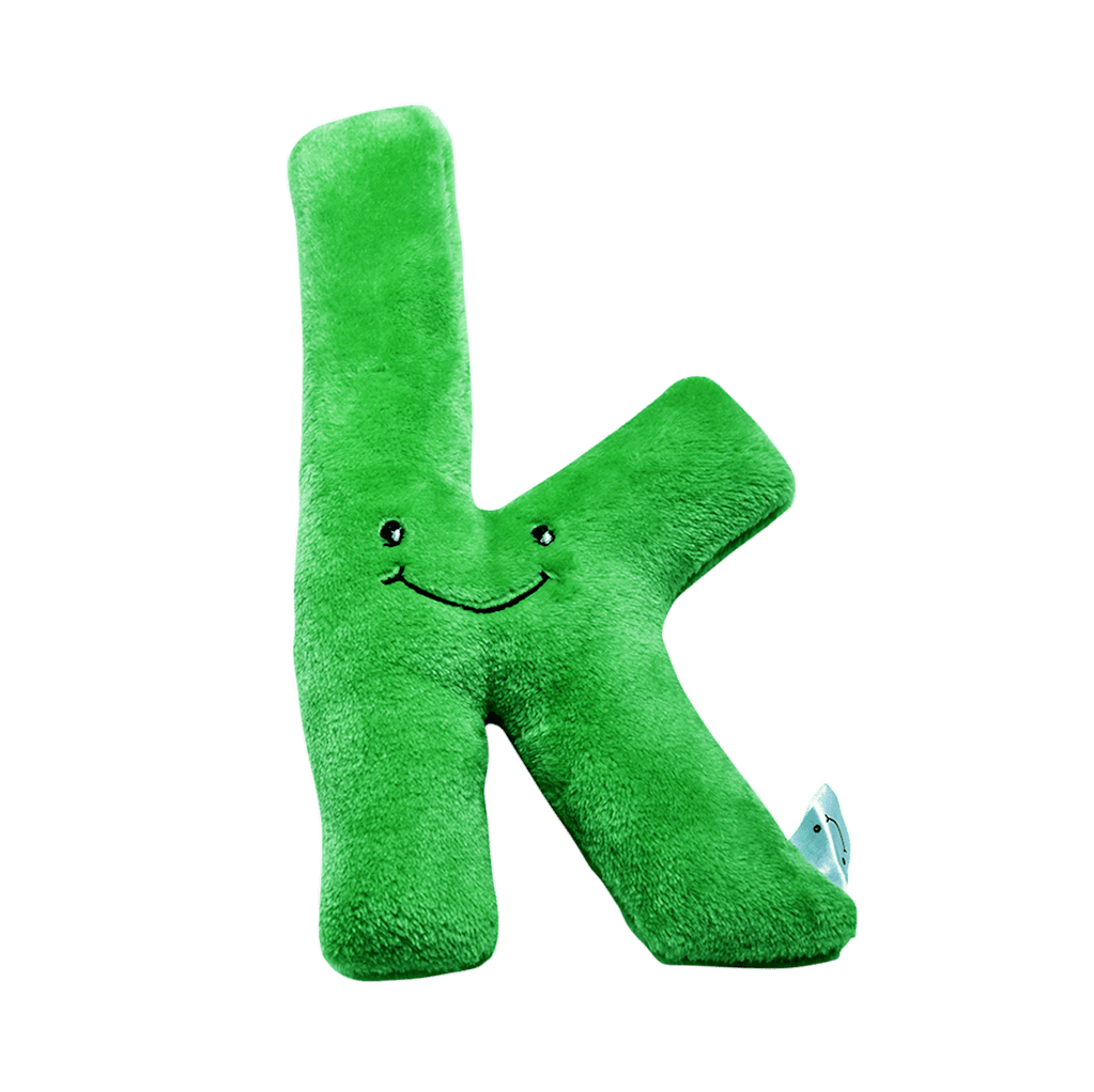 Alphapals™ 6" Mini Lowercase Plush Letter k