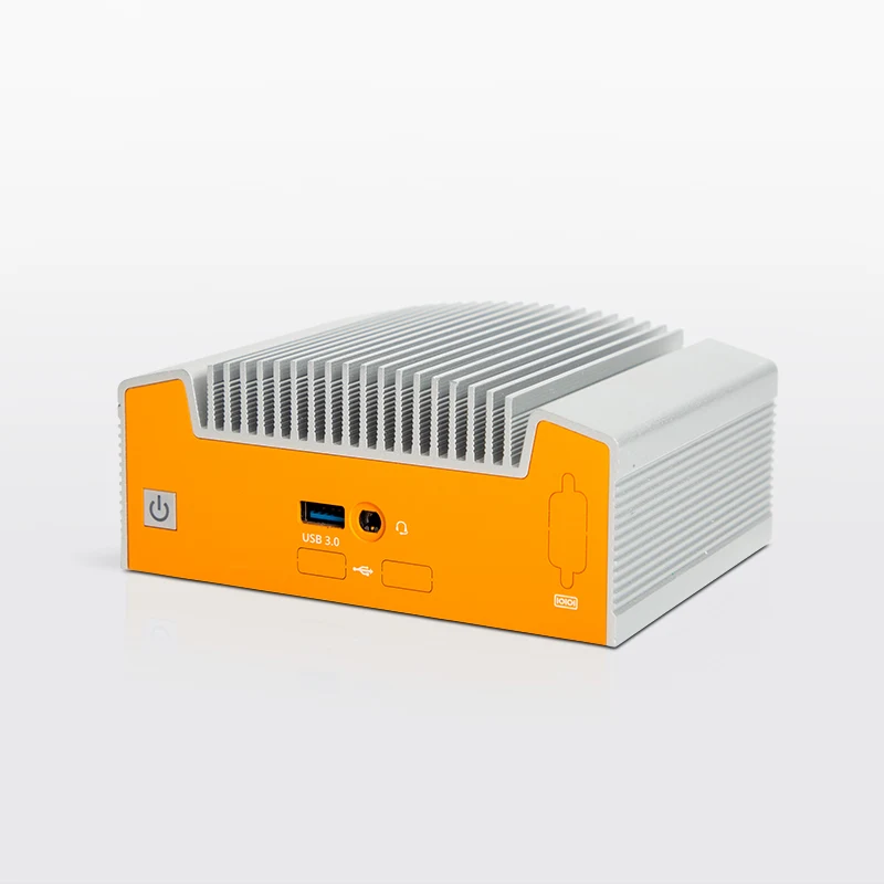 Compact Fanless AMD Ryzen Industrial Computer