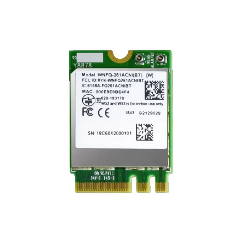 SparkLAN Wide-Temp M.2 2230 802.11ac Wi-Fi Bluetooth 4.2 Card