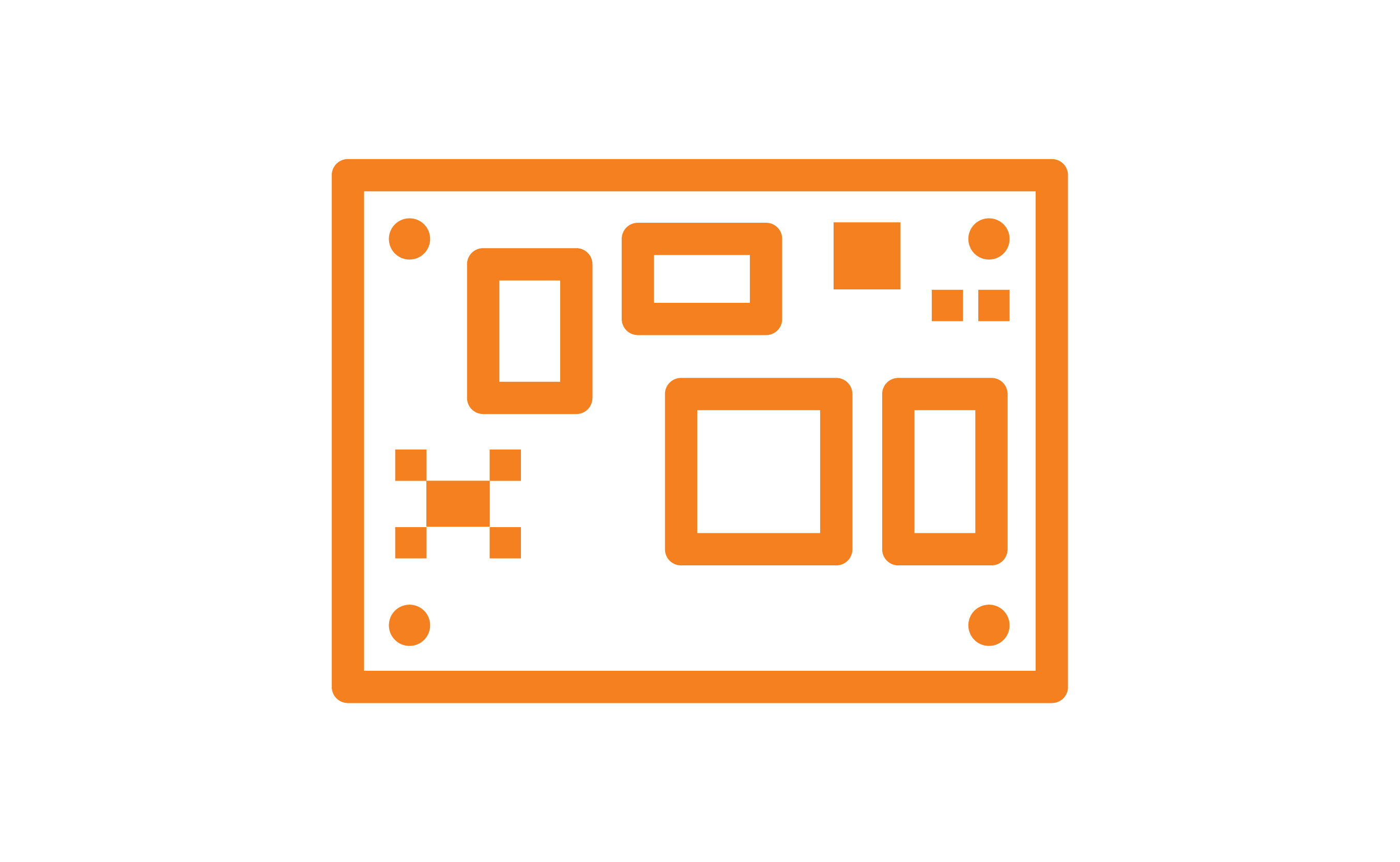 Graphic of a computer circuit board
