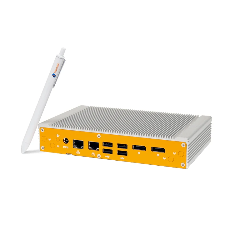 Low Profile Fanless Industrial Computer With Apollo Lake