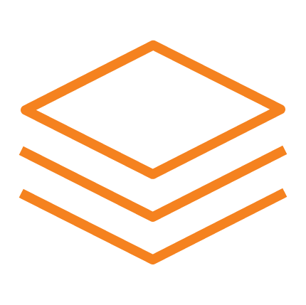 Icon of 3 squares representing 3U form factor
