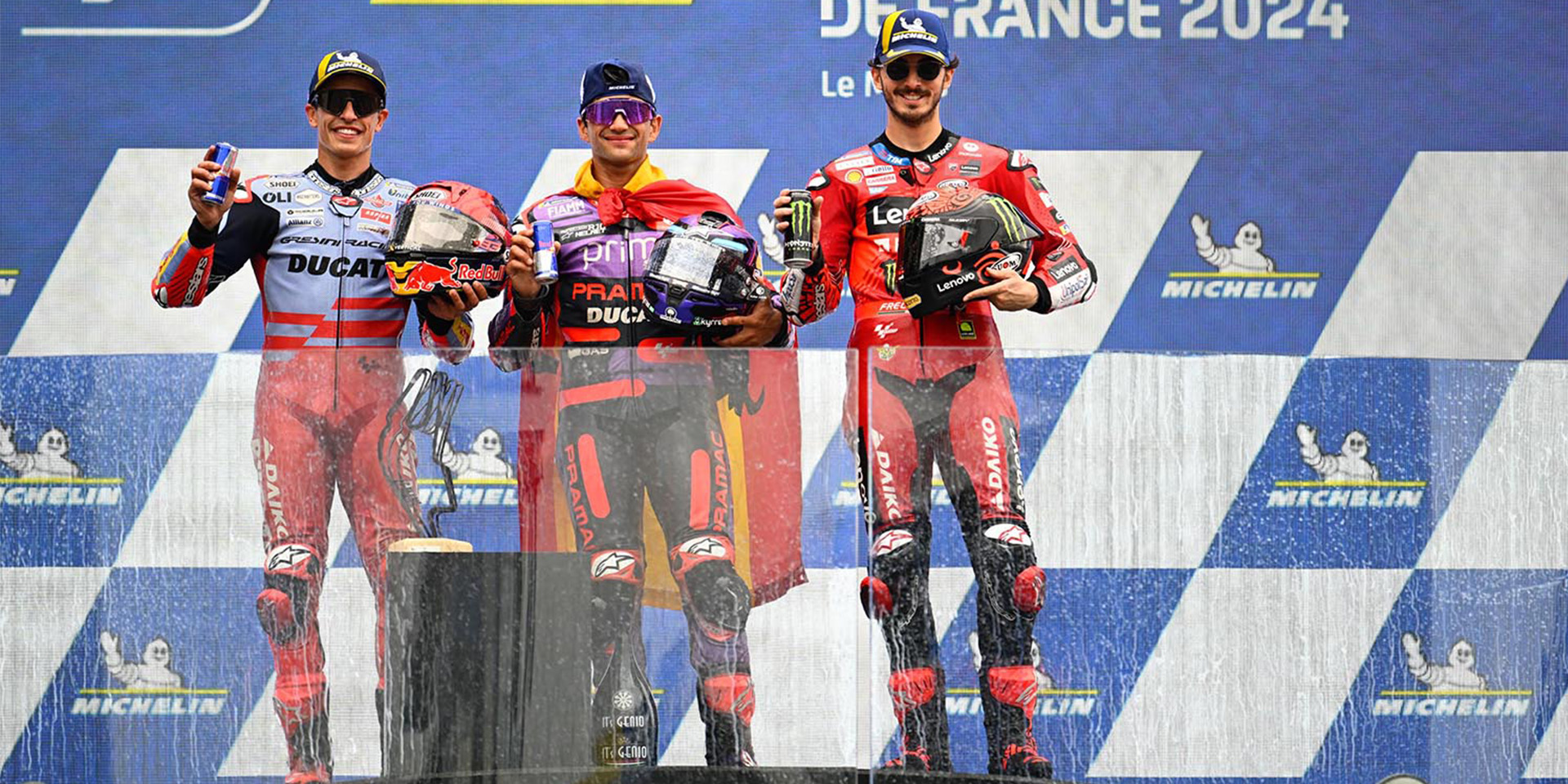 Ducati copa el podio del Gran Premio de Francia por segundo año consecutivo
