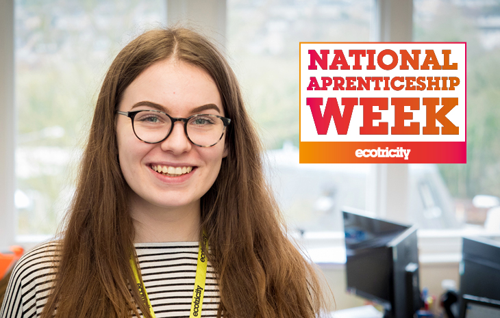 Ecotricity's first office apprentice | Ecotricity