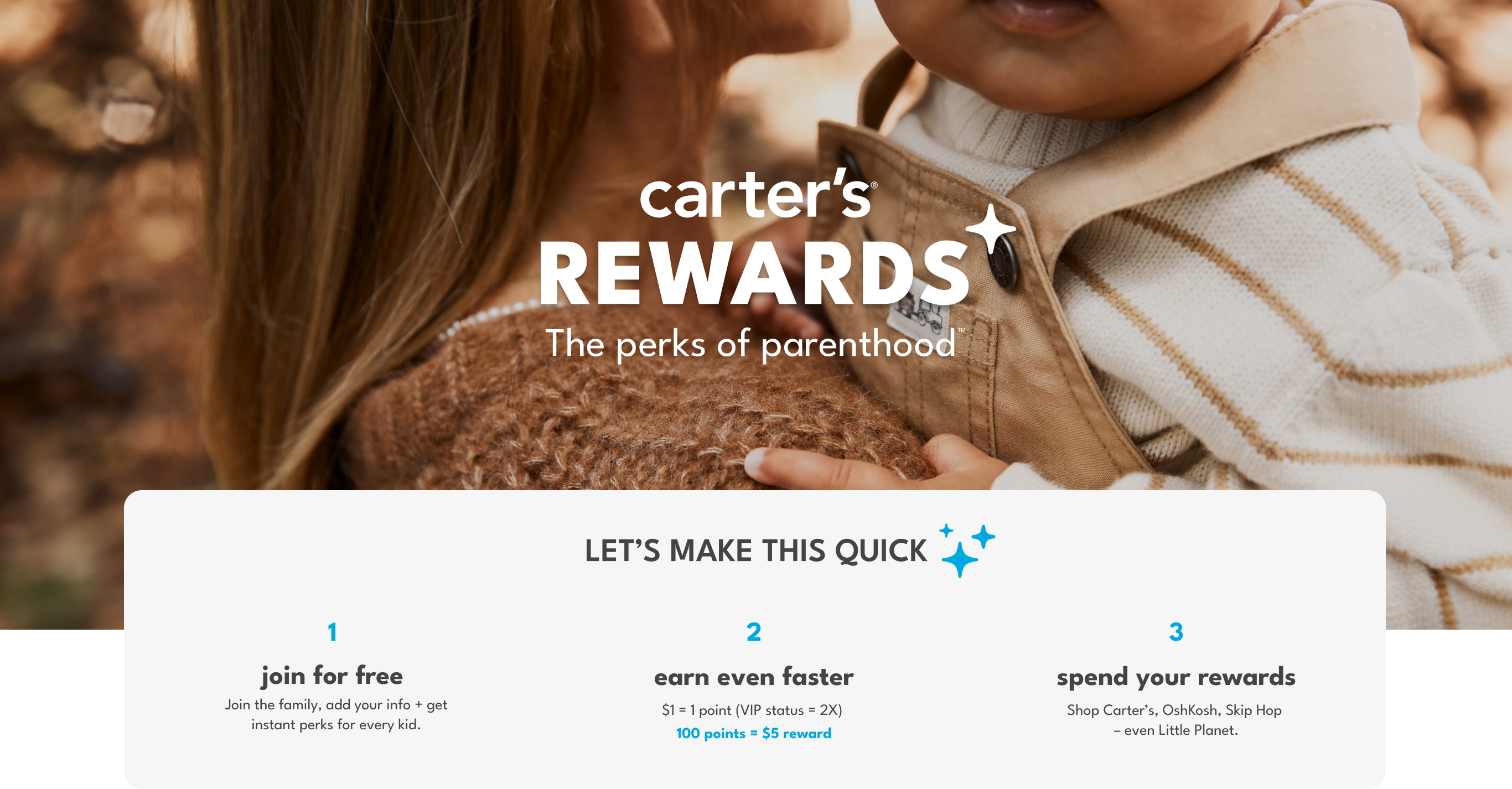 Carter's Rewards - The Perks of Parenthood