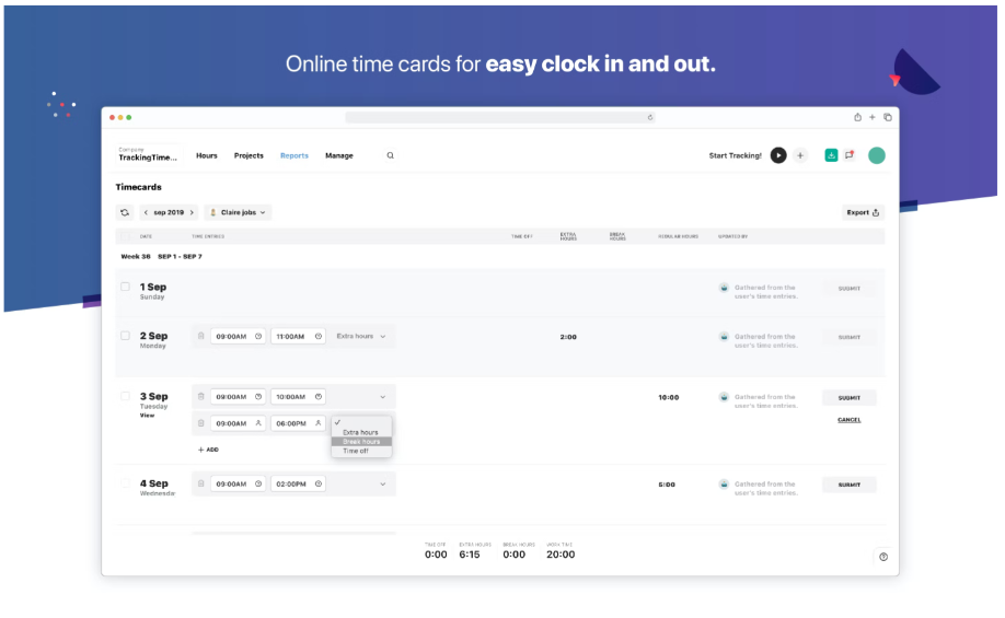 5 Zeiterfassungssoftwares für Kleinbetriebe