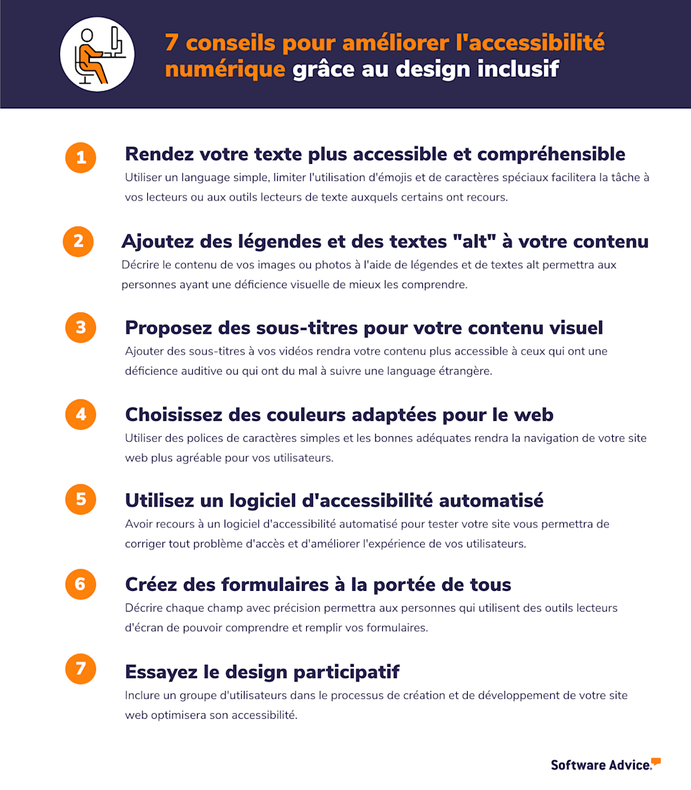 Design inclusif : 7 conseils d'accessibilité numérique