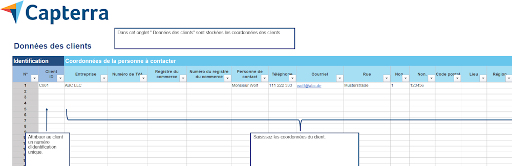 Modèle excel gratuit de tableau de gestion des contrats