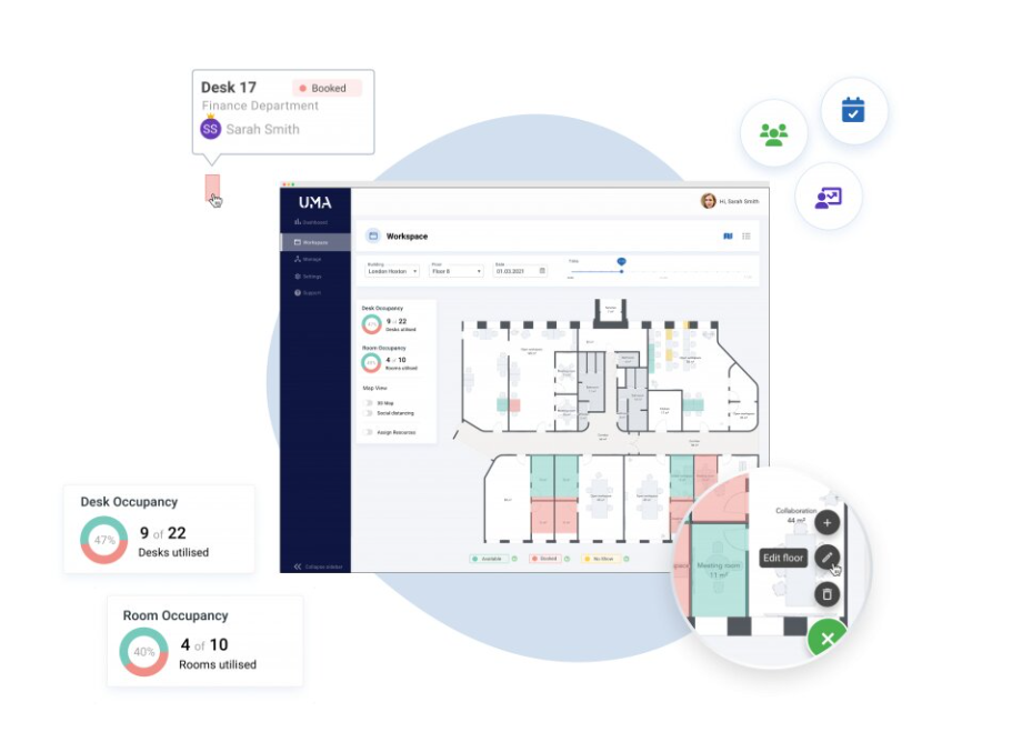 Top 5 office space software and their key features for SMEs