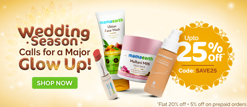 Mamaearth Natural Skin & Hair Care Products- Get 25% Off Now