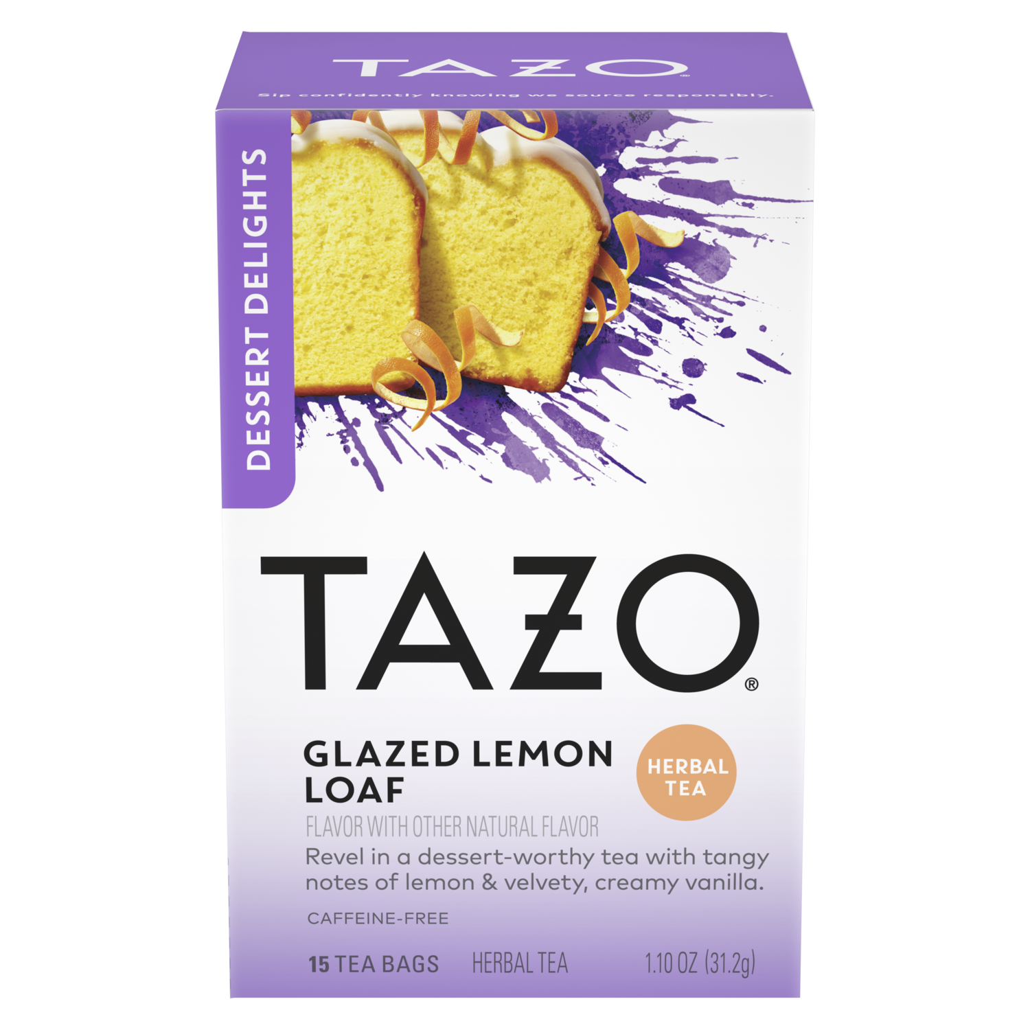 Glazed Lemon Loaf | TAZO® Tea | TAZO