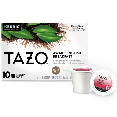 Awake English Breakfast K-Cup® Pods | TAZO® Tea | TAZO