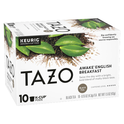 Awake English Breakfast K-Cup® Pods | TAZO® Tea | TAZO