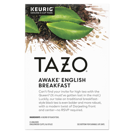 Awake English Breakfast K-Cup® Pods | TAZO® Tea | TAZO