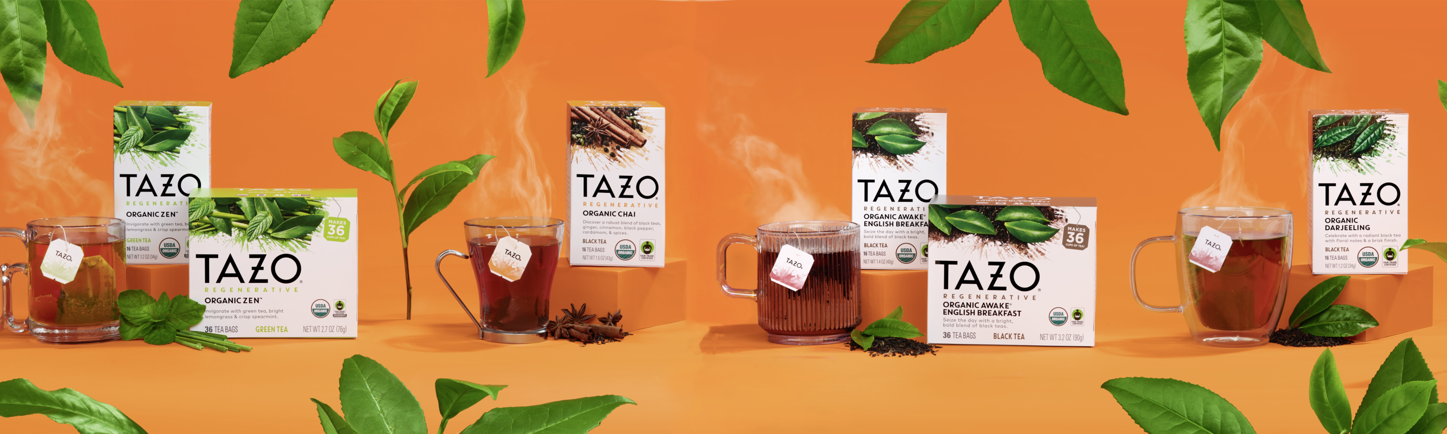 Tea Bags, Tea K-Cup® Pods & Lattes | TAZO® Tea | TAZO