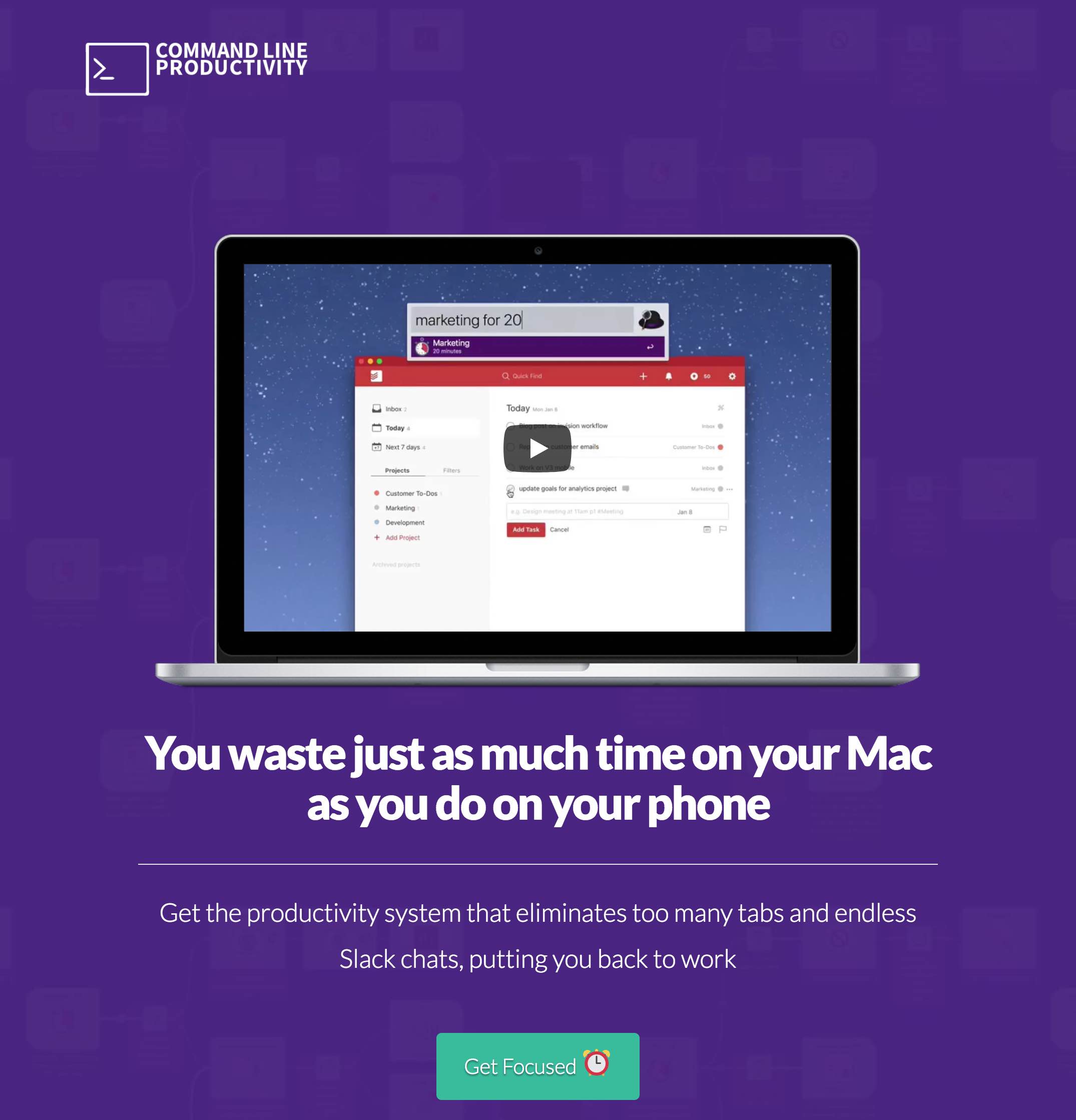 Command Line Productivity | Launching Myself