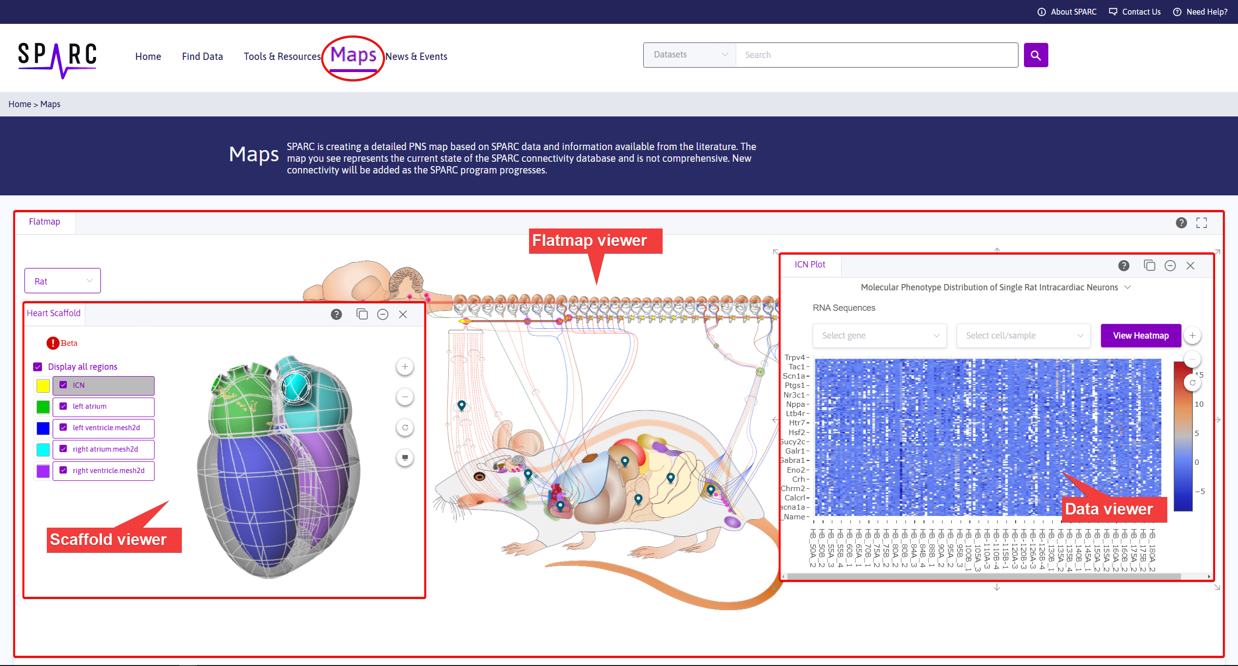 Integrated Maps Viewer
